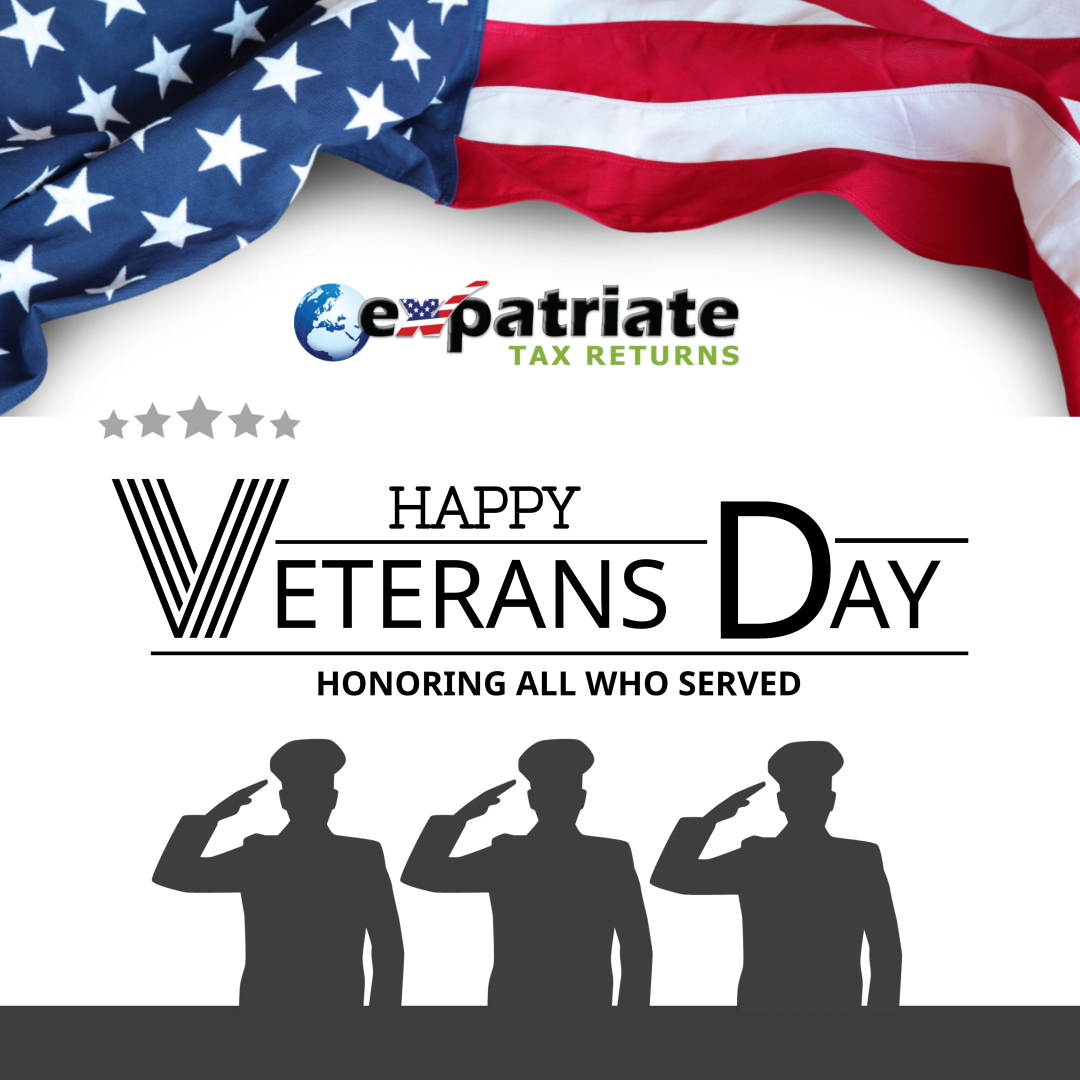 Veterans Day 2024 - Expatriate Tax Returns
